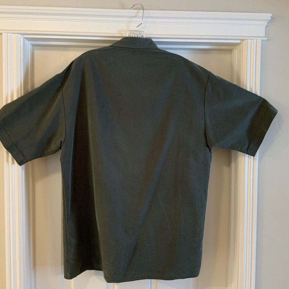 Bc Ethic Suede Shirt Green Xxl - Gem